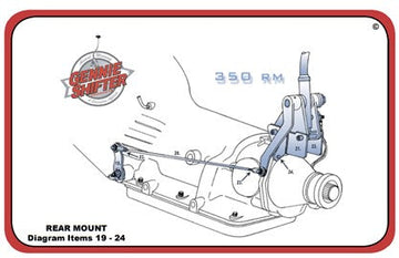 GM TH350 Shifter Mounting Kit | Gennie Shifter USA