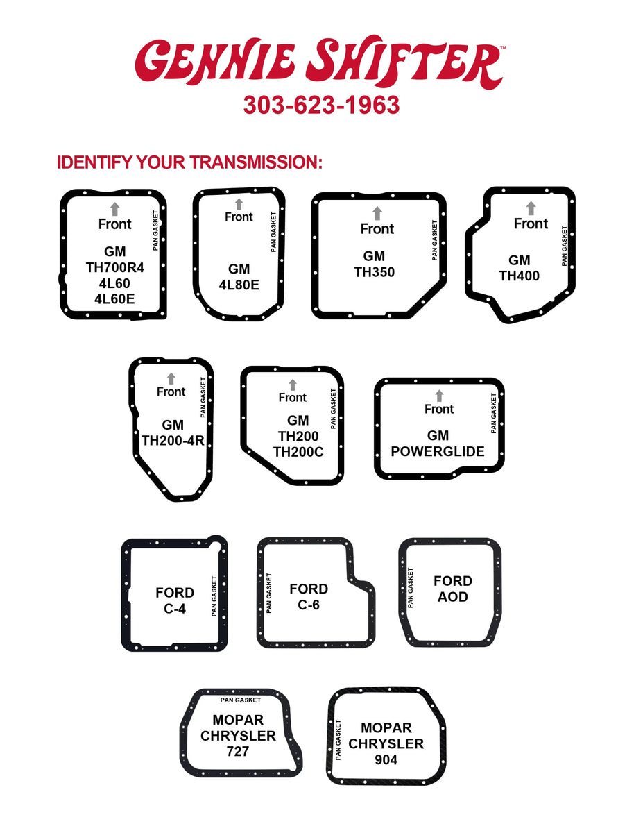 GM 200R4 / 200-4R Shifter Mounting Kit | Gennie Shifter USA